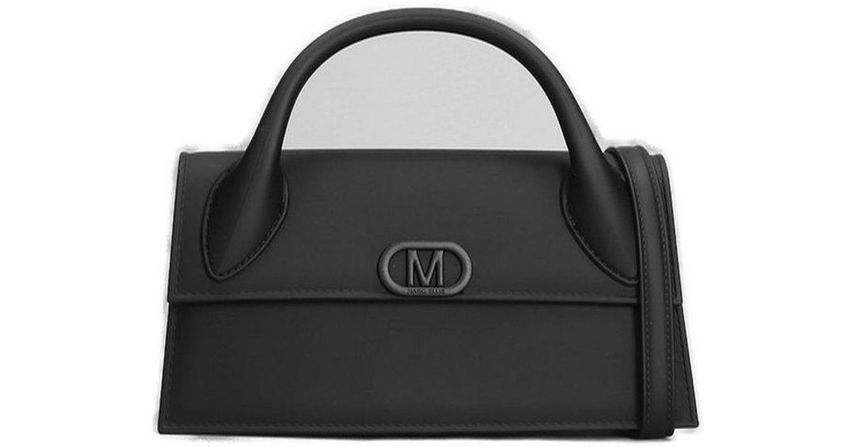 Marc Ellis Flat Arrow Logo Plaque Tote Bag in Black | Lyst