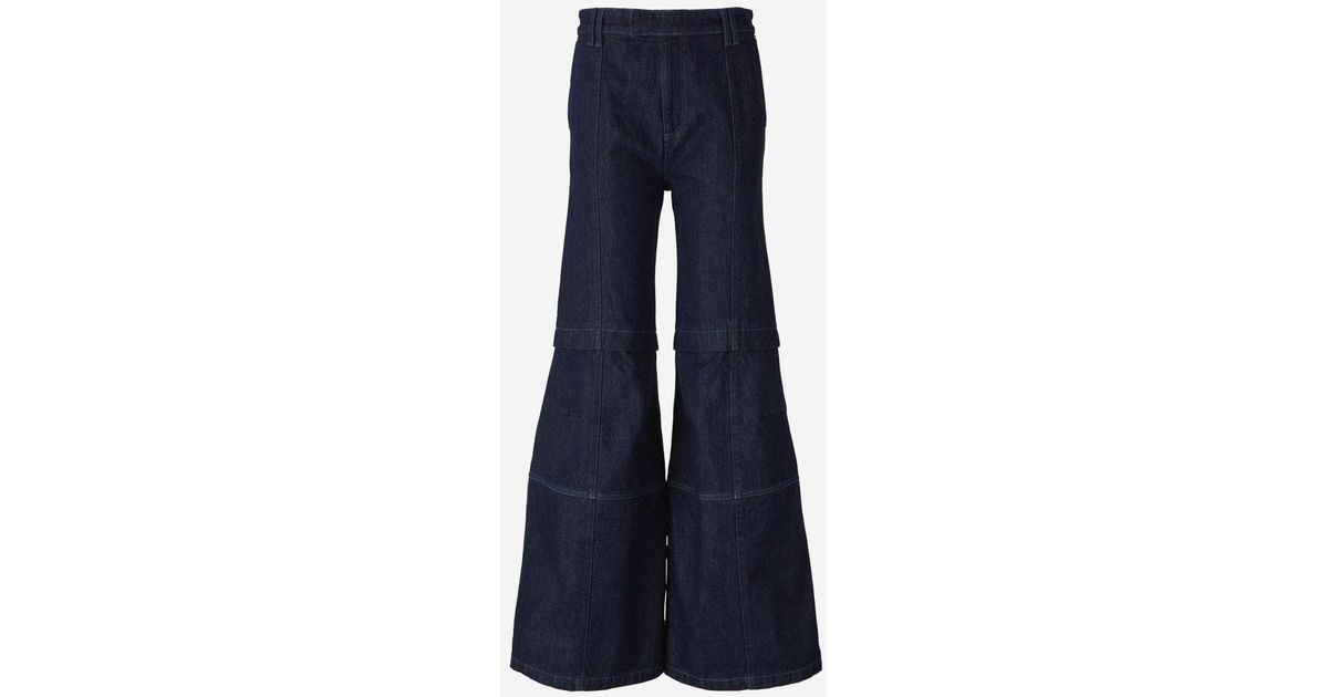 DARKPARK Sam Wide Flare Jeans in Blue | Lyst