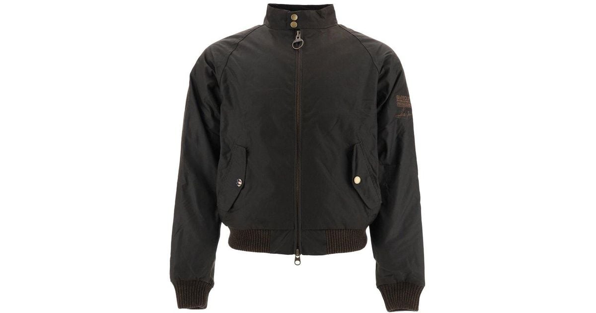 Barbour Cotton X Steve Mcqueen Merchant Wax Jacket in Green (Black) for ...