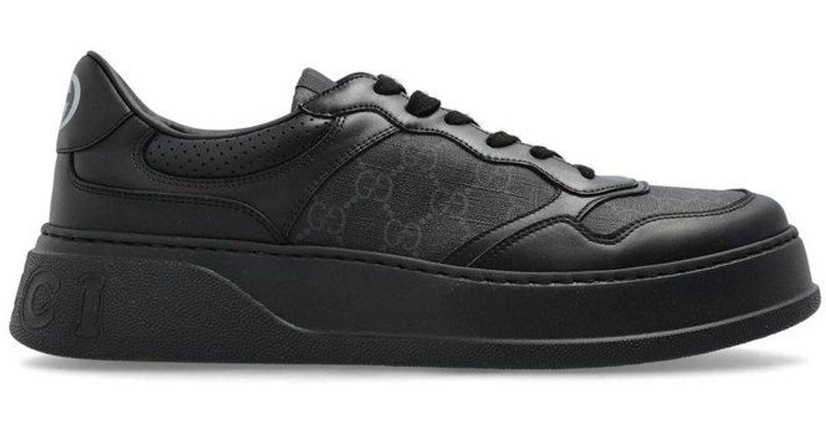 Gucci Gg Trainer Low-Top Sneakers in Black for Men | Lyst UK