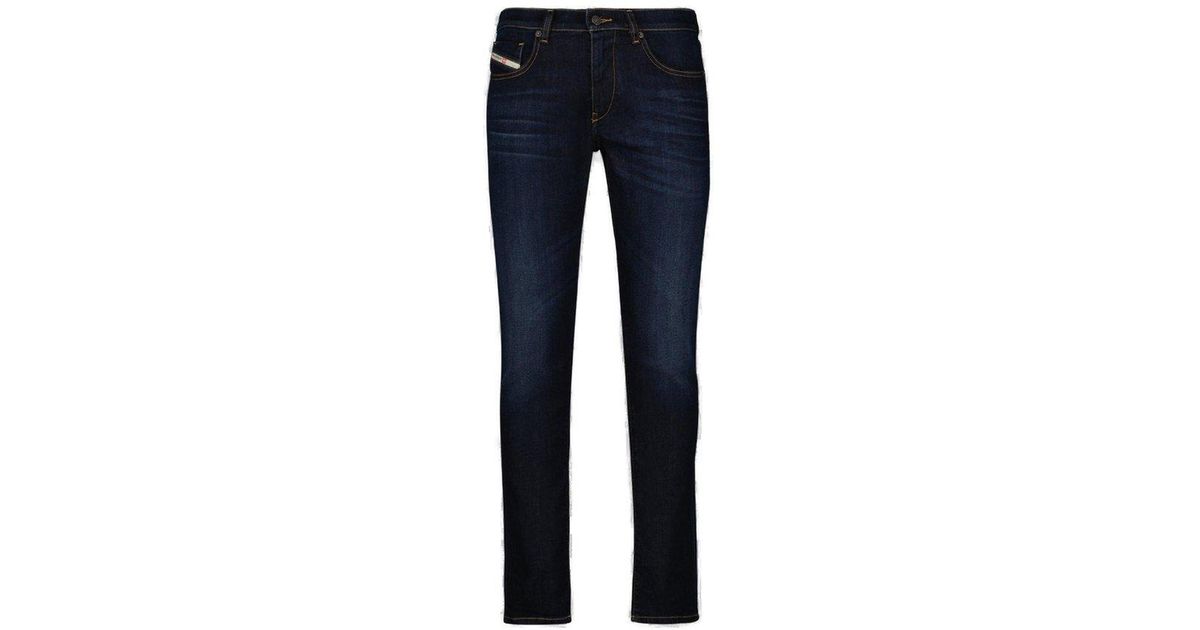 DIESEL 2019 D-Strukt Straight-Leg Slim Jeans in Blue for Men | Lyst