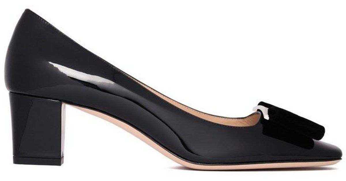 Tom Ford T-Plaque Bow Detailed Pumps in Black | Lyst