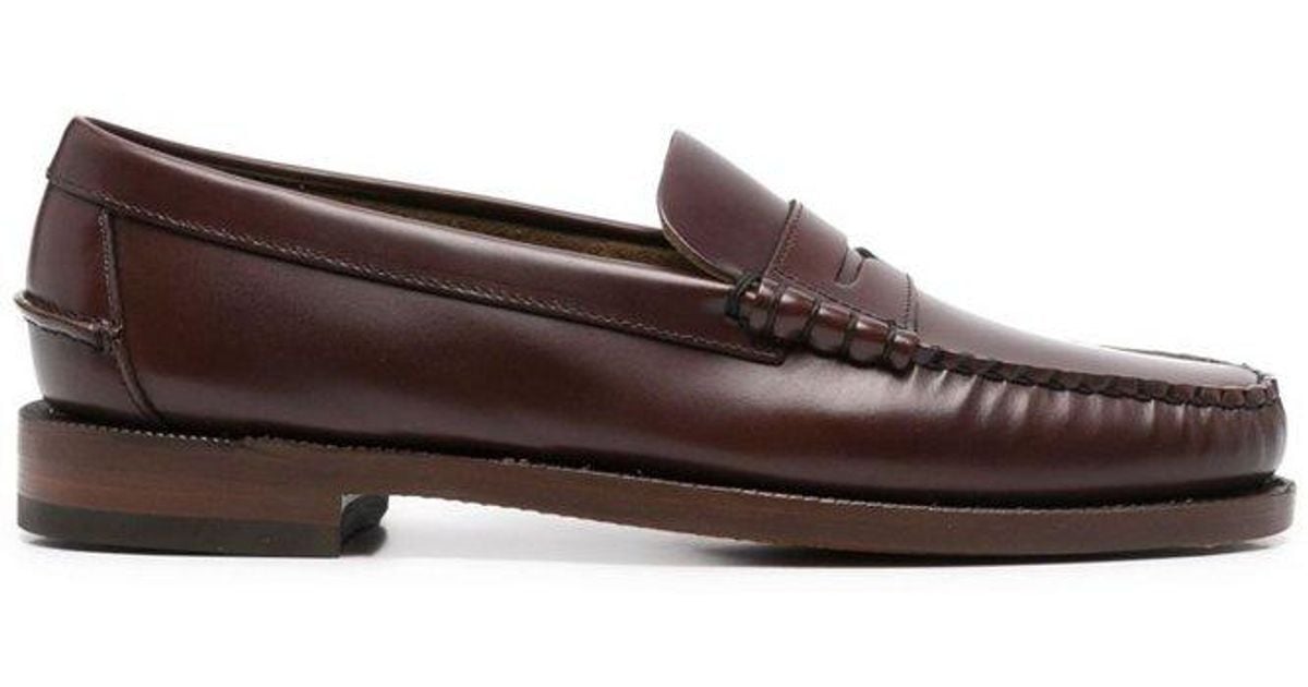 Sebago Classic Dan Heritage Loafers in Brown for Men | Lyst