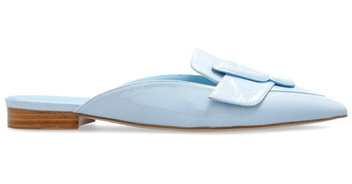 Sophia Webster Blair Slide Sandals in Blue | Lyst