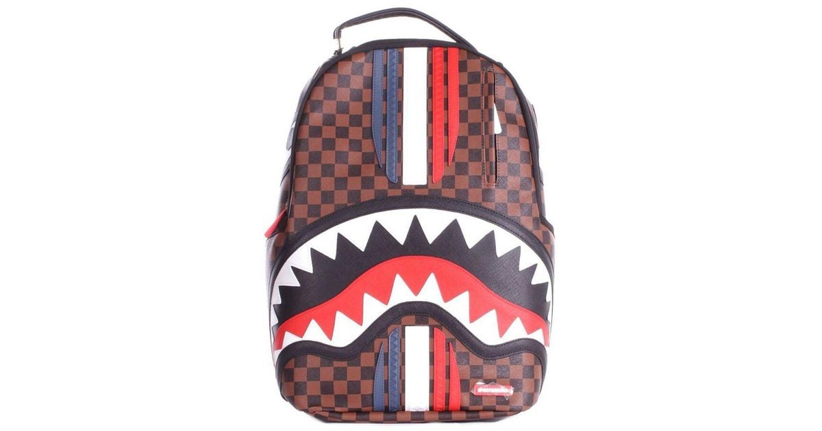 Sprayground Sharks in Red | Lyst