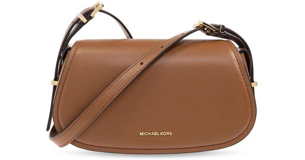 MICHAEL Michael Kors Lydia Small Crossbody Bag in Brown | Lyst