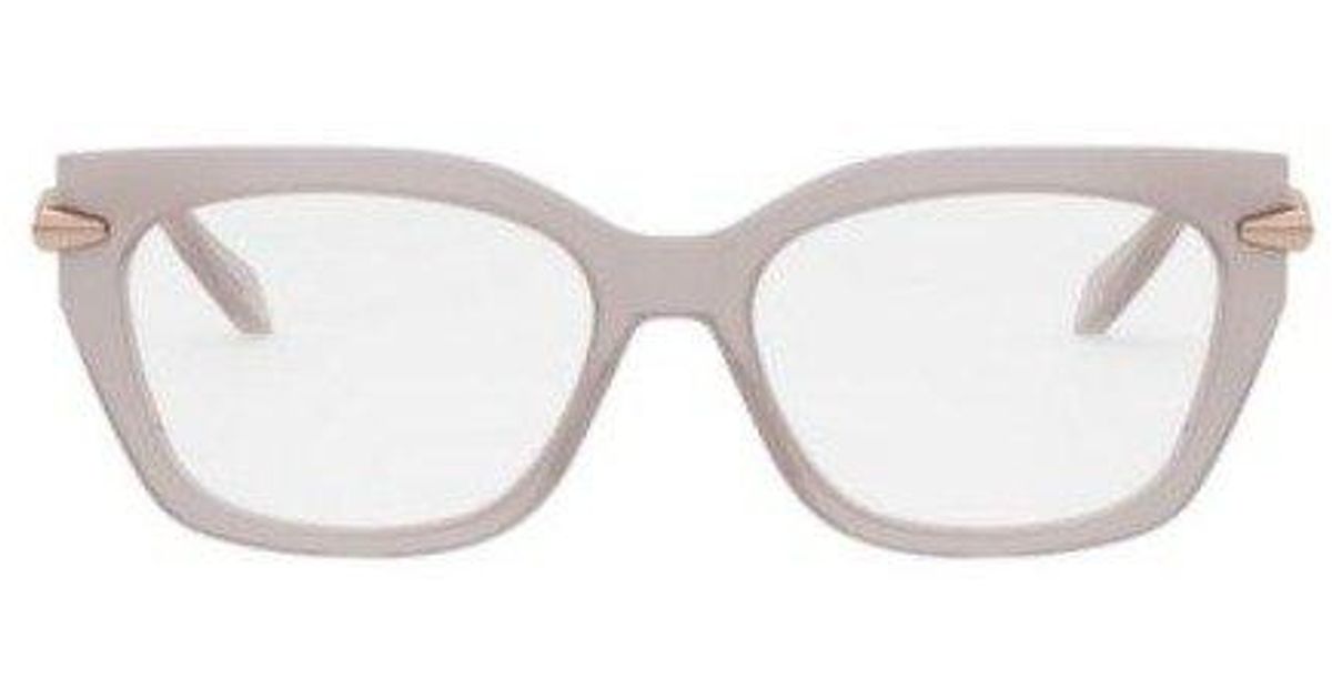 BVLGARI Butterfly Frame Glasses in Pink | Lyst