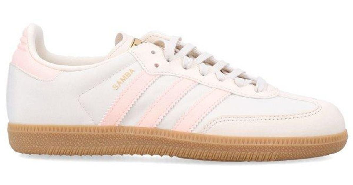 adidas Samba Og Round Toe Sneakers in Pink | Lyst