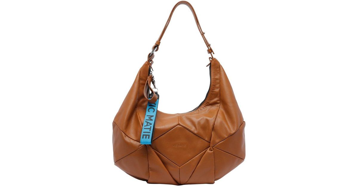 Vic Matié Bags Quilted Tote in Brown | Lyst