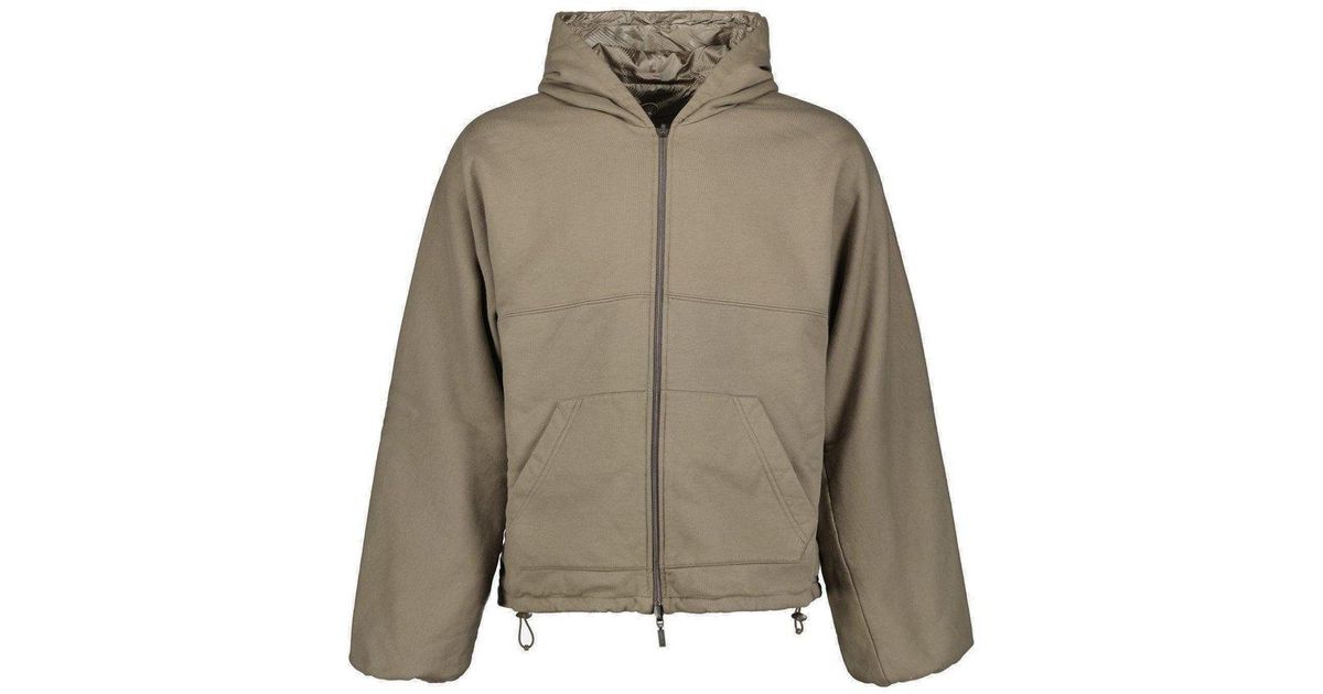 Dior Logo Embroidered Zip-up Jacket in Green for Men | Lyst