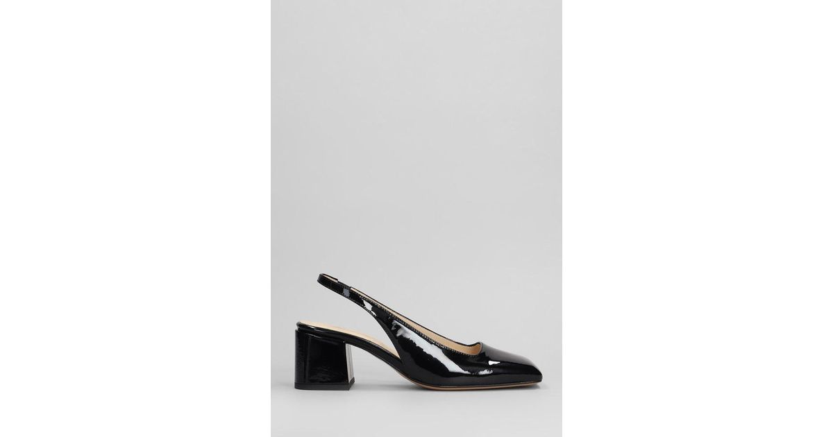 Anna F. Block Heel Pumps in Black | Lyst UK