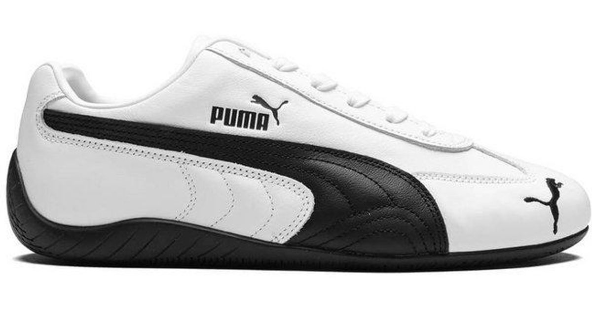 PUMA Speedcat Logo Detailed Sneakers in Black for Men | Lyst