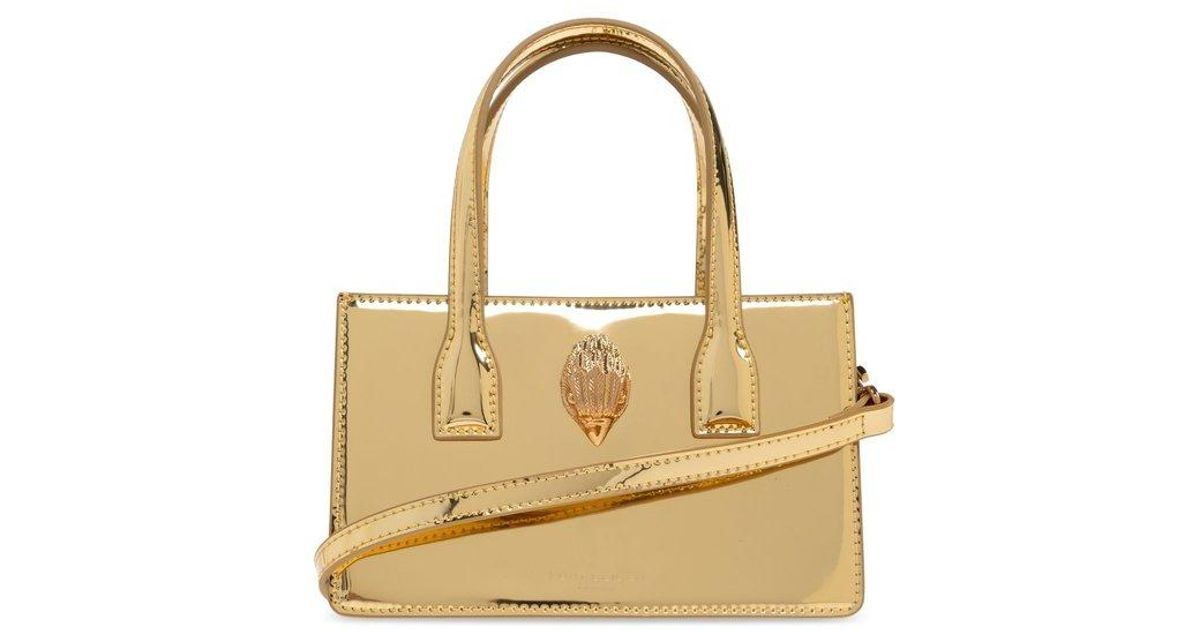 Kurt Geiger Mini Bond Icon Tote Bag in Metallic | Lyst UK