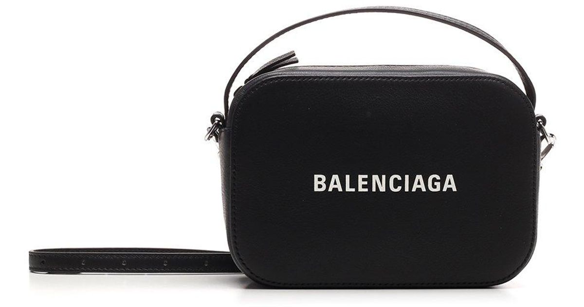 Balenciaga Everyday Small Camera Bag in Black | Lyst