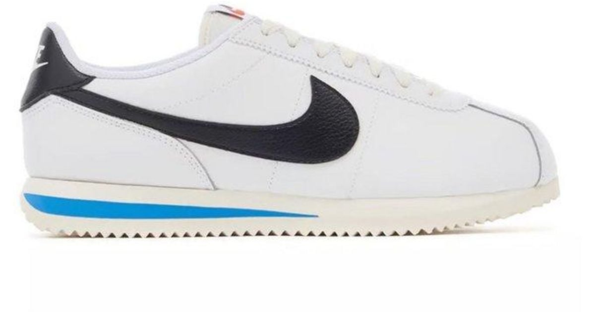 Nike Cortez Lace-up Sneakers in White | Lyst