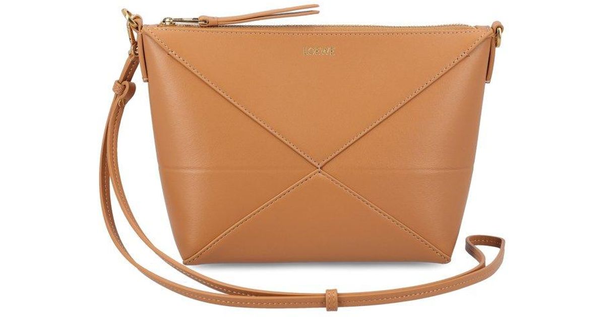 Loewe Puzzle Fold Pouch in White | Lyst