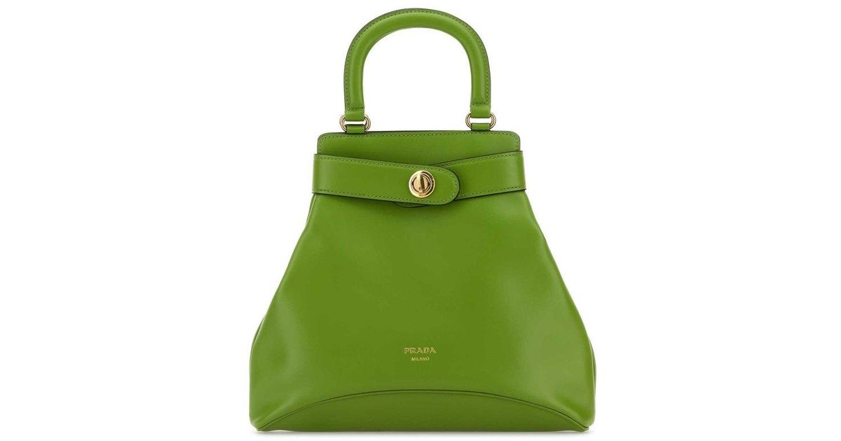 Prada Handbags in Green | Lyst UK