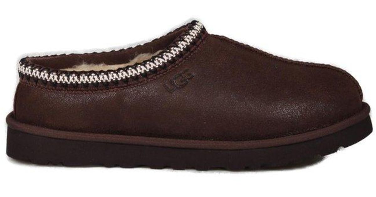 UGG Tasman Distressed Slip-on Slippers in Brown for Men | Lyst