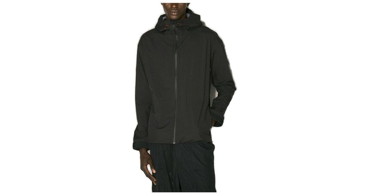 District Vision Hooded Zip-Up Jacket in Black for Men | Lyst