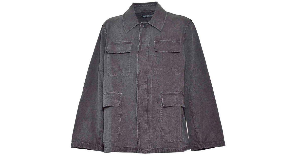 Our Legacy Uniform Boxy Fit Jacket in Gray for Men | Lyst