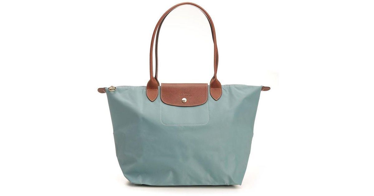 Longchamp Le Pliage Original L Shoulder Bags Light in Blue | Lyst