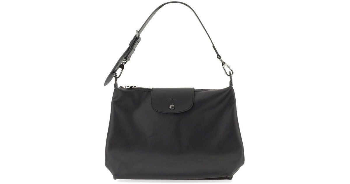 Longchamp Le Pliage Xtra Medium Hobo Bag in Black | Lyst