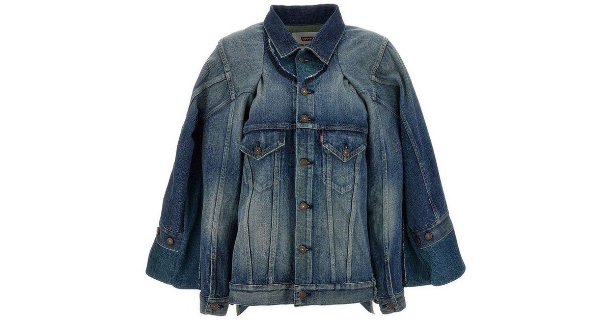 Junya Watanabe X Levi's® Denim Jacket in Blue | Lyst