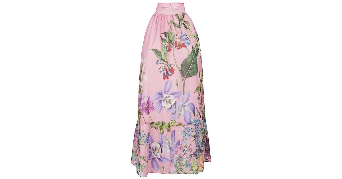 St. Piece Of London Floral Maxi Dress in Pink | Lyst