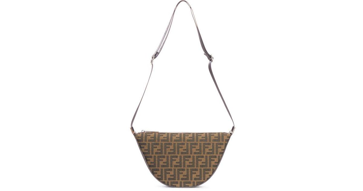 Fendi Ff Jacquard Melon Small in White for Men | Lyst UK