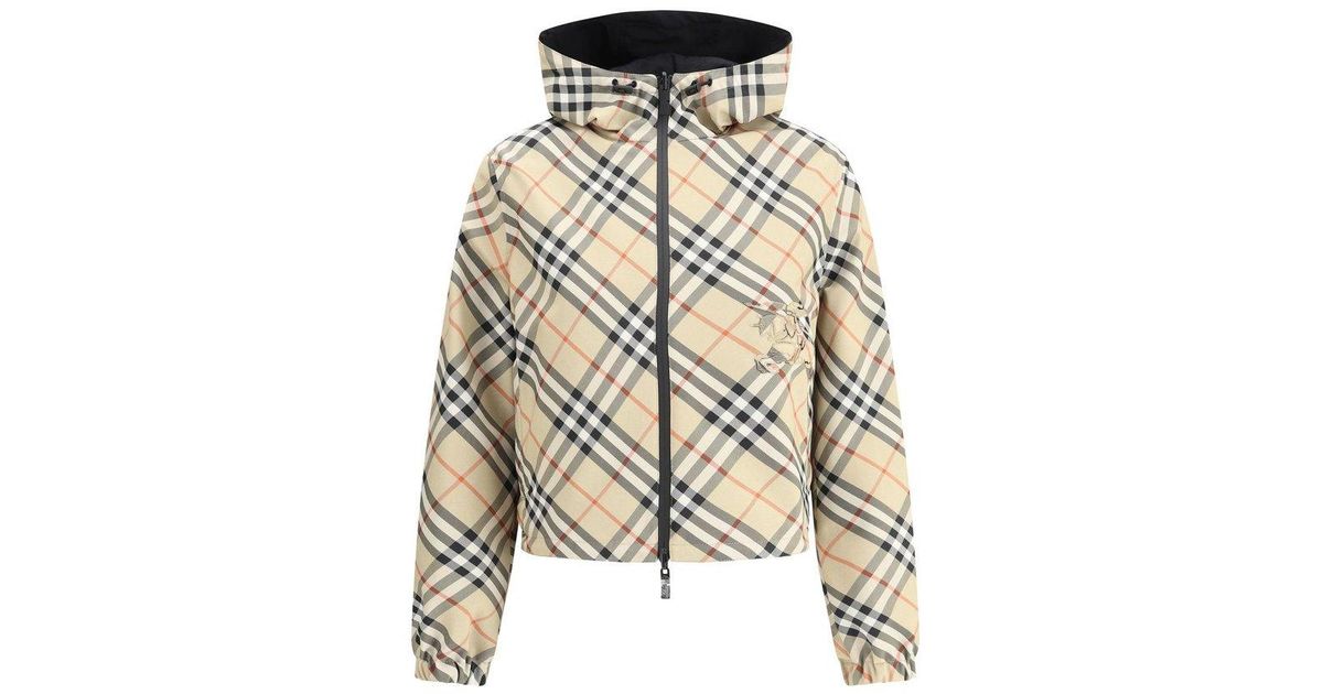 Burberry Vintage Check Hooded Reversible Jacket | Lyst