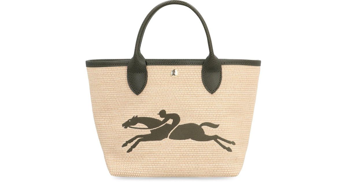 Longchamp Le Panier Pliage in Brown | Lyst