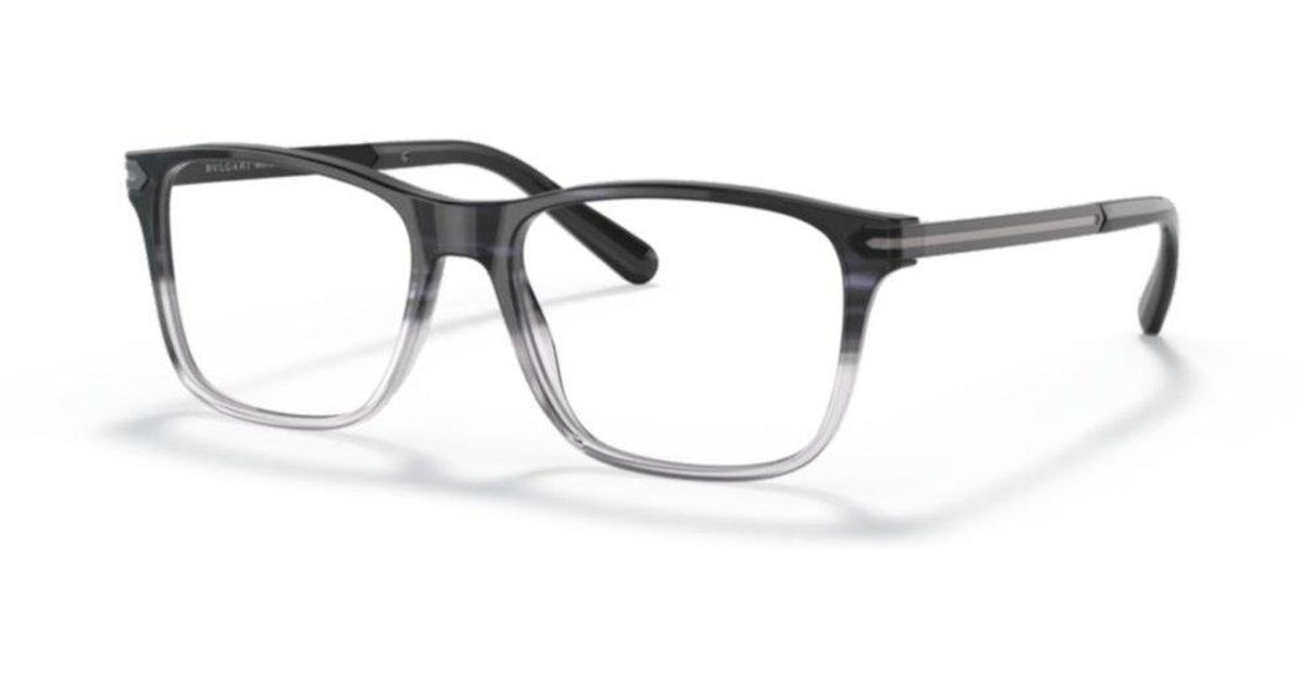 BVLGARI Rectangular Frame Glasses for Men | Lyst UK