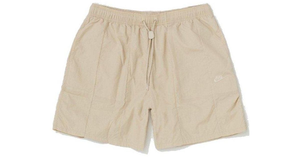 Nike Sportswear Tech Pack Woven Shorts in Natural | Lyst