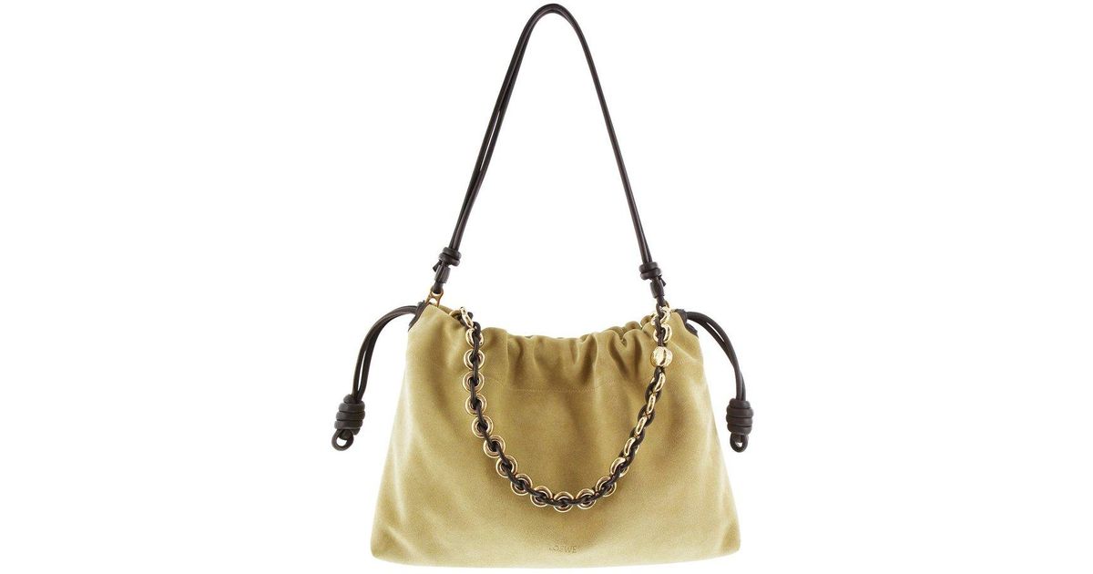 Loewe Flamenco Drawstring Large Shoulder Bag in Metallic | Lyst