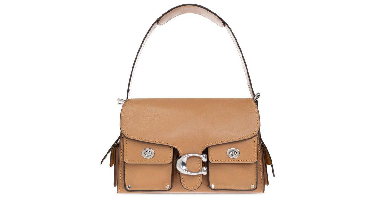 COACH Cargo Turnlock Soft Tabby Tote Bag in Brown | Lyst Canada