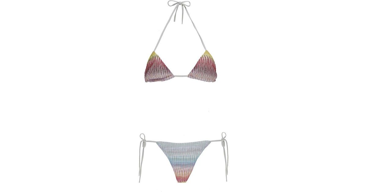 Missoni Zig-zag Pattern Bikini Set | Lyst Missoni Zig-zag Pattern Bikini Set | Lyst