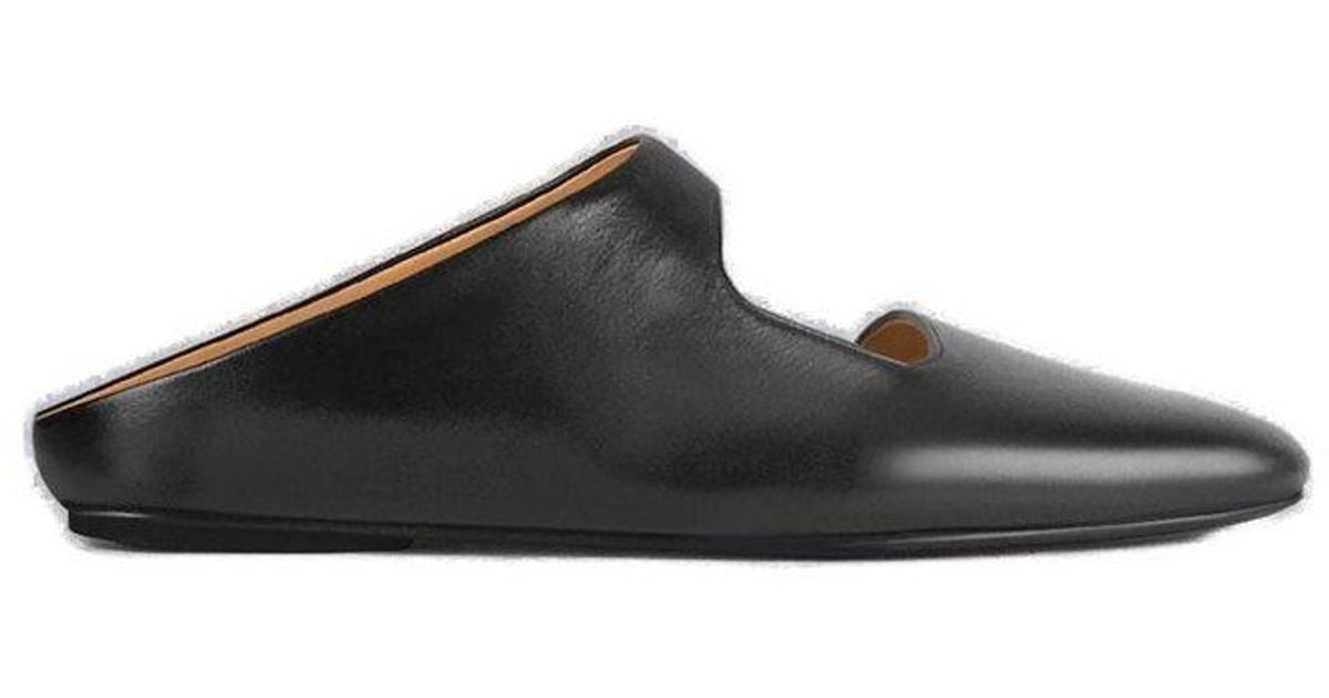 Marsèll Distesa Cut-Out Detailed Slippers in Black | Lyst