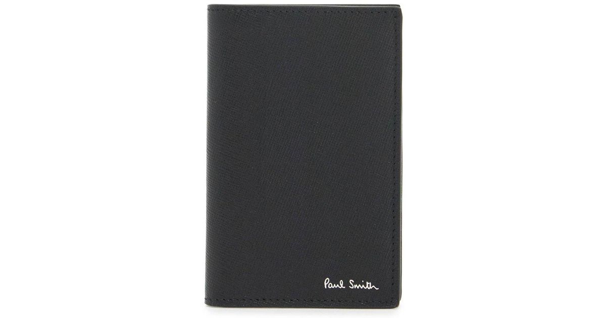 Paul Smith Signature Stripe Balloon Mount Fuji Wallet in Black for Men ...