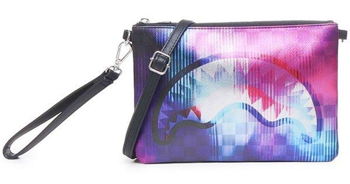 Sprayground Sharkclub Electronica Crossover Clutch Bag | Lyst