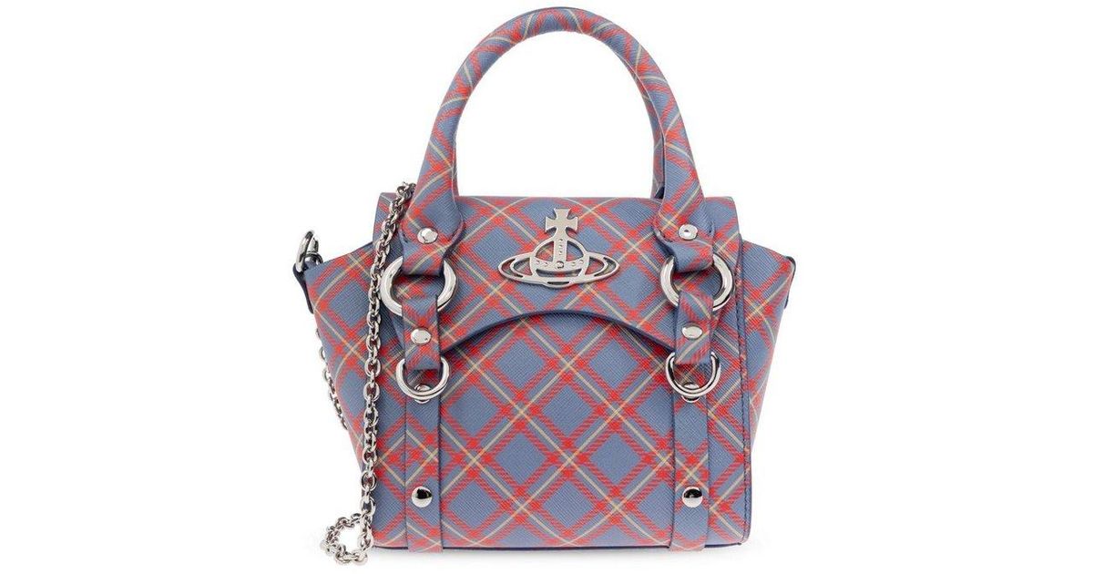 Vivienne Westwood Betty Chained Mini Handbag in Purple | Lyst
