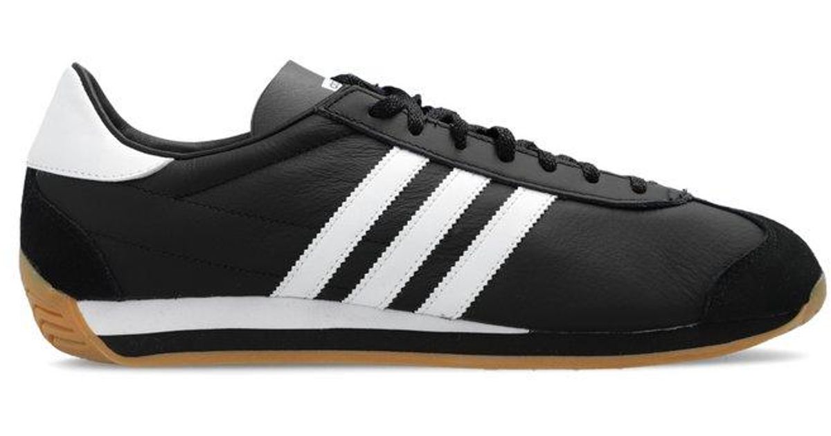 adidas Originals Country Og Brand-stamp Leather Low-top Trainers in ...