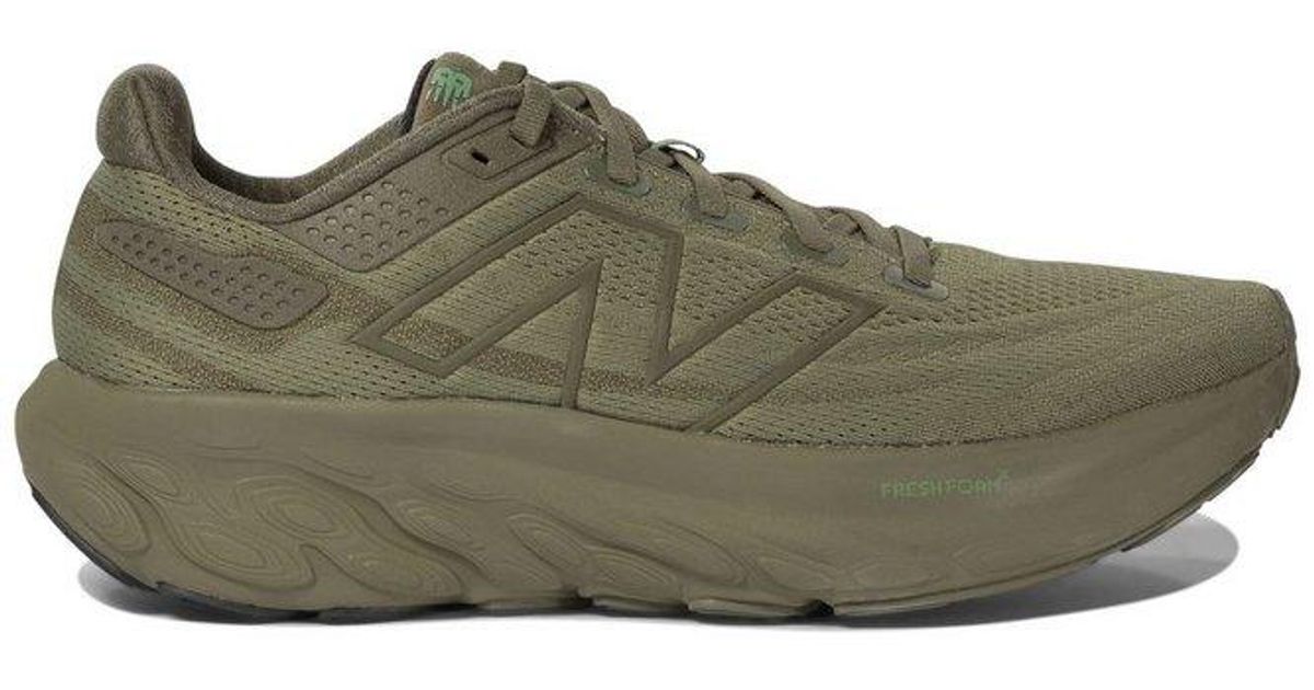 New Balance Fresh Foam X 1080 Utility Lace-Up Sneakers in Green | Lyst