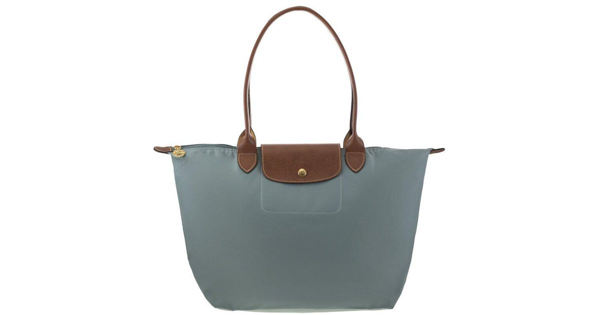 Longchamp Le Pliage Original Shoulder Bag L in Blue | Lyst
