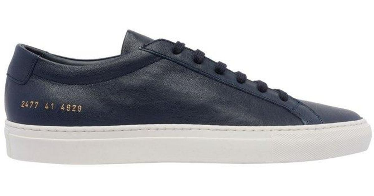 Common Projects Low-Top Achilles Sneakers in Blue for Men | Lyst