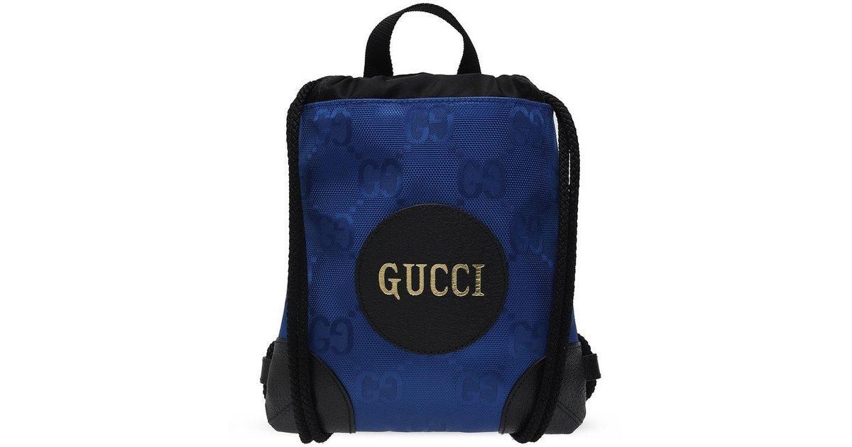 Gucci Backpack With Logo in Blue | Lyst
