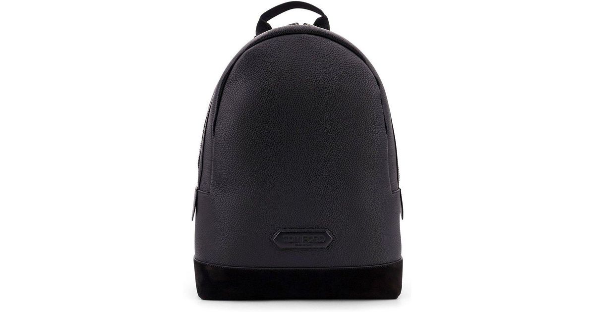 Tom Ford Logo Patch Backpack in Blue for Men | Lyst