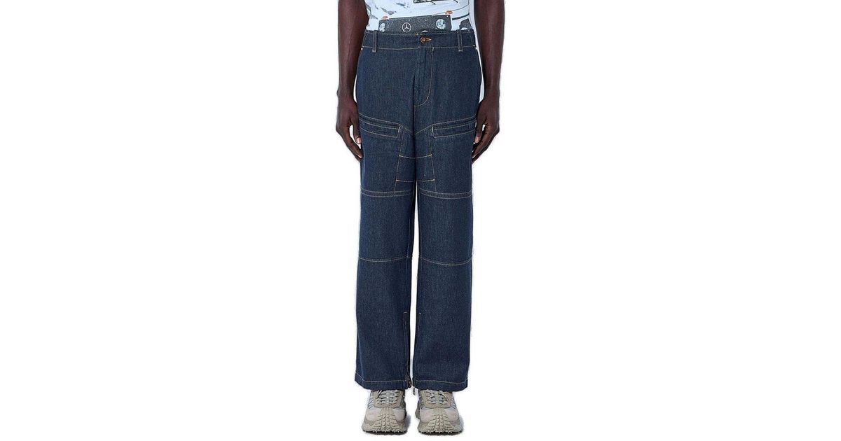 Moncler Genius Moncler X Mercedes-Benz By Nigo Jeans in Blue for Men | Lyst