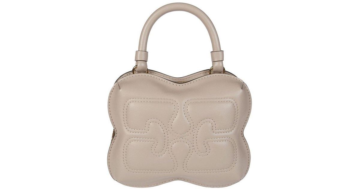 Ganni Butterfly Zipped Tote Bag in Pink | Lyst Canada
