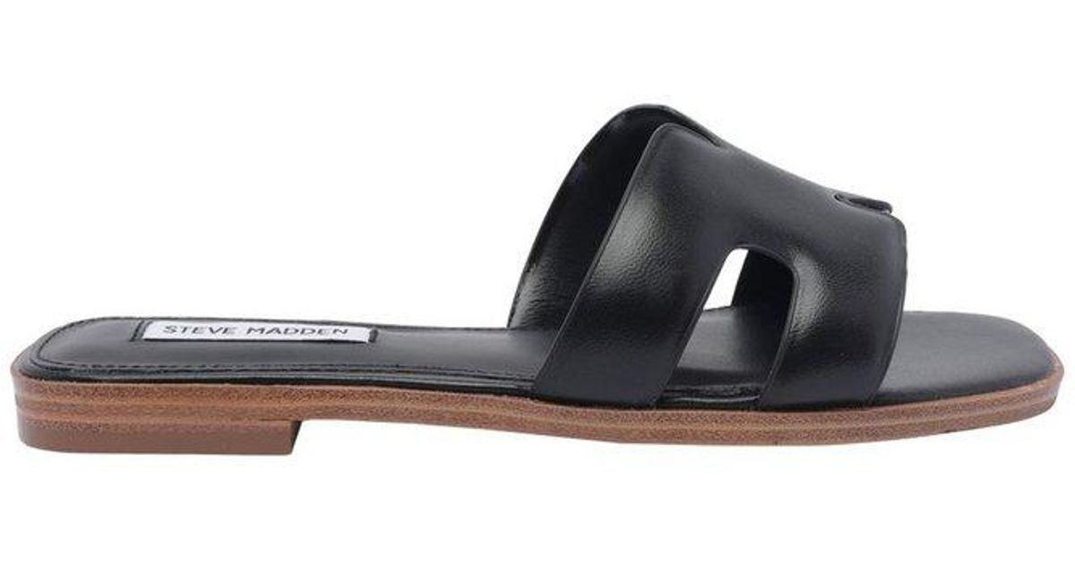 Steve Madden Heist Cut-Out Detailed Sandals in Black | Lyst