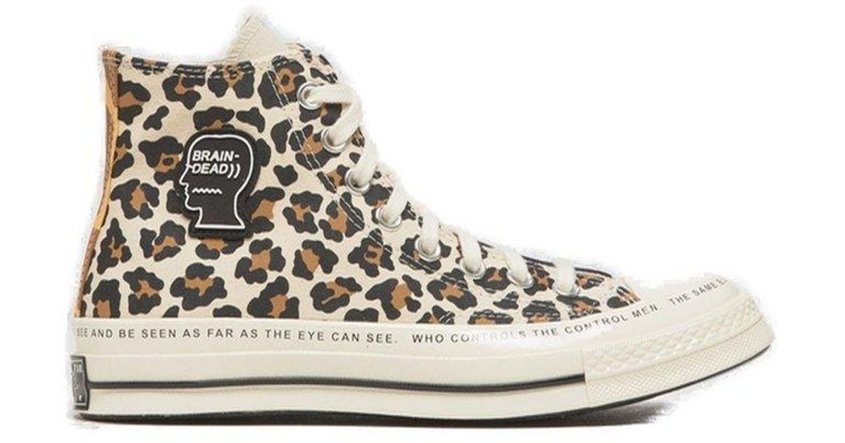 Converse X Brain Dead Chuck 70 Hi Top Sneakers in White | Lyst